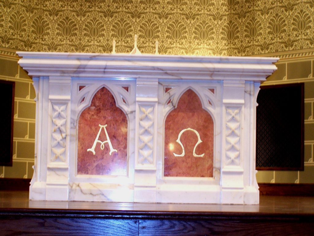 Marble altars and Sanctuary Furniture